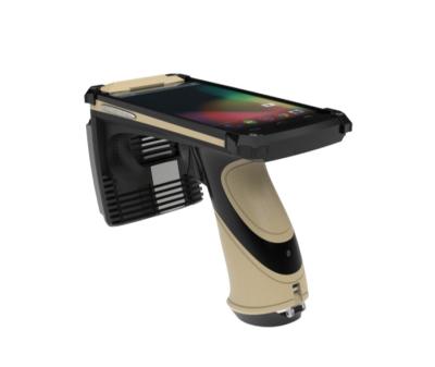 China UHF Handheld RFID Card Reader with 8-15m Range, IP65 Rating and Android 7.0 OS for Industrial Applications for sale