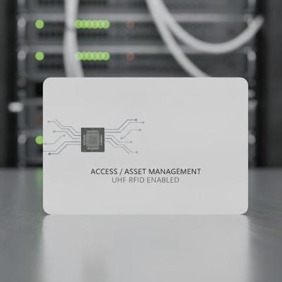China PVC RFID Enabled Card utilizing Imping UHF Chips supporting identification access control and asset management solutions for sale