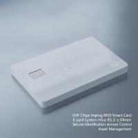 China Uhf Chips Imping RFID Smart Card E-card System Hico 85554mm Ideal for Secure Identification Access Control and Asset Management for sale