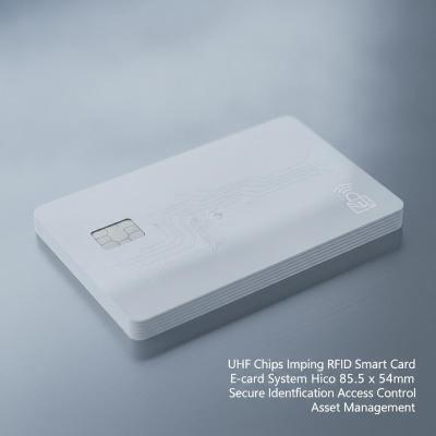 China Uhf Chips Imping RFID Smart Card E-card System Hico 85554mm Ideal for Secure Identification Access Control and Asset Management for sale