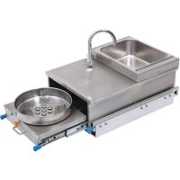 China JP Portable stainless steel pull out gas stove for outdoor kitchen for sale