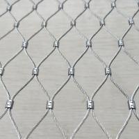 China Stainless steel ferrule rope mesh for sale