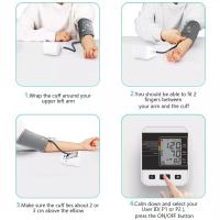 China 40 To 180 Bpm Upper Arm Electronic Blood Pressure Monitor LCD For Home Use for sale