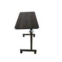 China 71.5cm Detachable Height Adjustable Hospital Bed Table Disabled Overbed Desk On Wheels for sale