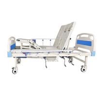 China Hospital Nursing Bed Manual 2 Crank ABS Multi-function Bed 200kg Load CE Approved for sale