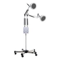 China Double Head TDP Floor Standing Infrared Heat Lamp Electromagnetic Apparatus Arm Pain Relief for sale
