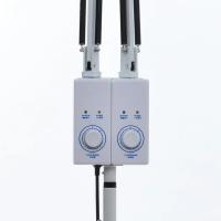 China Double Head TDP Floor Standing Infrared Heat Lamp Electromagnetic Apparatus Arm Pain Relief for sale