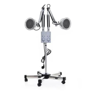 China Double Head TDP Floor Standing Infrared Heat Lamp Electromagnetic Apparatus Arm Pain Relief for sale
