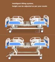China CE Approved Electric Hospital Nursing Bed 3 Function ABS Endboard 200KG Load for sale