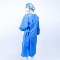 China Medical Reinforced Disposable Surgical Isolation Gown Sterile Clothes Non Woven for sale