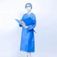 China Medical Reinforced Disposable Surgical Isolation Gown Sterile Clothes Non Woven for sale