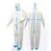 China SMS PPE Disposable Infection Control Suits Safety Protective Surgical Isolation Gown for sale
