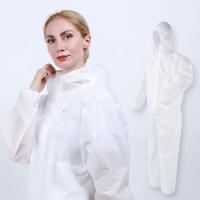 China Waterproof Disposable Infection Control Suits Safety Protective Non Woven Isolation Gown for sale