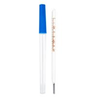 China 42c Prism Glass Thermometer Oral , 32C Thermometer Glass Mercury for sale