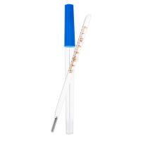 China 42c Prism Glass Thermometer Oral , 32C Thermometer Glass Mercury for sale