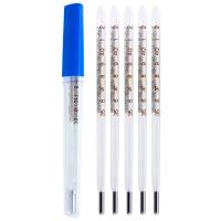 China 42c Prism Glass Thermometer Oral , 32C Thermometer Glass Mercury for sale
