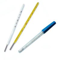 China Rectal 32c Glass Medical Thermometer Liquid Mercury Oral for sale