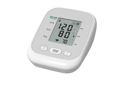 China LCD ABS Arm Cuff Blood Pressure Monitor , Plastic Upper Arm Blood Pressure Monitor for sale