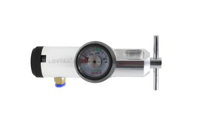 China 3000psi Portable Oxygen Regulator Adjustable Aluminum Medical Pin Index for sale