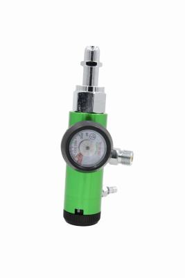 China Aluminum Brass Portable Oxygen Regulator , Click Adjustable High Pressure Regulator for sale
