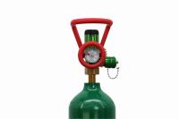 China Green Portable Oxygen Regulator PC Integrate Cylinder Valve for sale