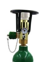 China Green Portable Oxygen Regulator PC Integrate Cylinder Valve for sale