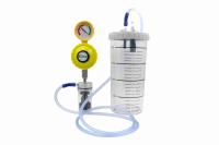 China Vacuum Portable Oxygen Regulator ABS , 1l Suction Jar With Regulator for sale