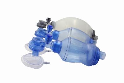 China PVC SEBS Self Inflating Manual Resuscitator , 60 Cmh2o Silicone Manual Resuscitator for sale