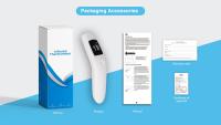 China Infrared LCD Forehead Non Contact Thermometer , ABS No Touch Infrared Forehead Thermometer for sale