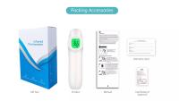 China Acrylic Household Digital Thermometer Backlight 5cm Non Contact Body Temperature Sensor for sale
