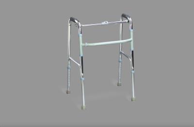 China Anti Sliding Aluminum Adjustable Folding Walker , Stable Light Weight Rollator Walker for sale