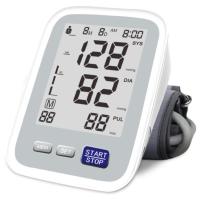 China 5v Aa Battery Automatic Upper Arm Blood Pressure Monitor LCD Home Cuff for sale