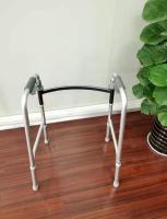 China Aluminum Folding Walking Frame Recovered Hospital Rehabilitation Apparatus for sale
