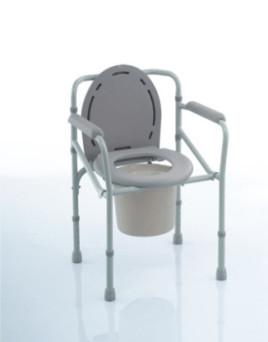 China Bedridden Medical Toilet Chair Steel Portable Rehabilitation Apparatus for sale