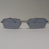 China Light Blue Unisex Rectangle Polarized Sunglasses 148mm Plastic for sale