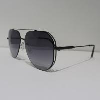 China Anti Reflective Unisex Round Double Bridge Polarized 148mm Gradient Lens Sunglasses for sale