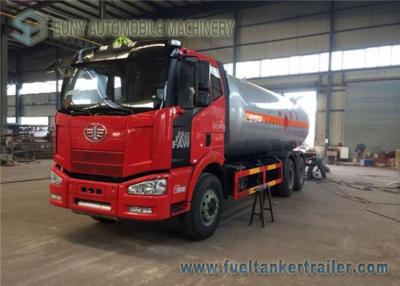 China FAW 10 Ton LPG Tank Truck , 24M3 3 Axles 6x4 Truck With Dispenser for sale