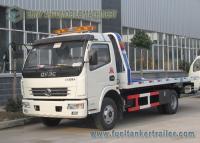 China 5 Ton DFAC Road Rescue Flatbed Wrecker Tow Truck Dongfeng for sale