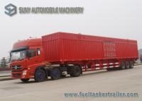 China 60 Cubic Heavy Duty Van Semi Trailer 3 Axles Box Semi Trailer 50T for sale