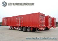 China 60 Cubic Heavy Duty Van Semi Trailer 3 Axles Box Semi Trailer 50T for sale
