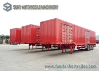China 60 Cubic Heavy Duty Van Semi Trailer 3 Axles Box Semi Trailer 50T for sale