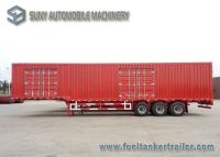 China 60 Cubic Heavy Duty Van Semi Trailer 3 Axles Box Semi Trailer 50T for sale