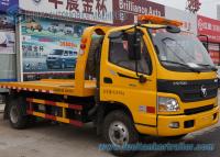 China 6 Wheeler 4 X 2 5T Flatbed Tow Trucks For Road Block Removal for sale