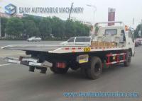 China White Foton 6 Wheeler Tow Truck , 3000KG / 5000KG Road Wrecker Truck for sale