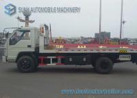 China White Foton 6 Wheeler Tow Truck , 3000KG / 5000KG Road Wrecker Truck for sale