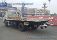 China White Foton 6 Wheeler Tow Truck , 3000KG / 5000KG Road Wrecker Truck for sale