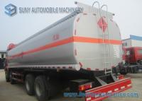 China Carbon Steel 270hp 40m3 Chemical Tanker Truck Diesel / Water / Oil Tank Trailer Truck 8x4 for sale