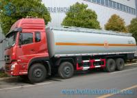China Carbon Steel 270hp 40m3 Chemical Tanker Truck Diesel / Water / Oil Tank Trailer Truck 8x4 for sale