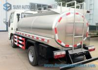 China Dong Feng 7m³ Stainless Steel Milk Tanker Truck 4x2 DFA1070SJ35D6 Chassis for sale