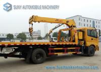 China Customized FOTON Diesel 8 Ton / 10 Ton Tow Truck With Crane for sale